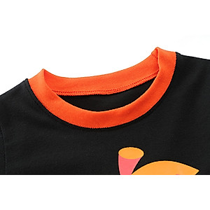 Halloween Shirts Little Boys Girls T-Shirts Glow in The Dark Ghost Long Sleeve Tees Kids Pumpkin Tops 10 11 Years