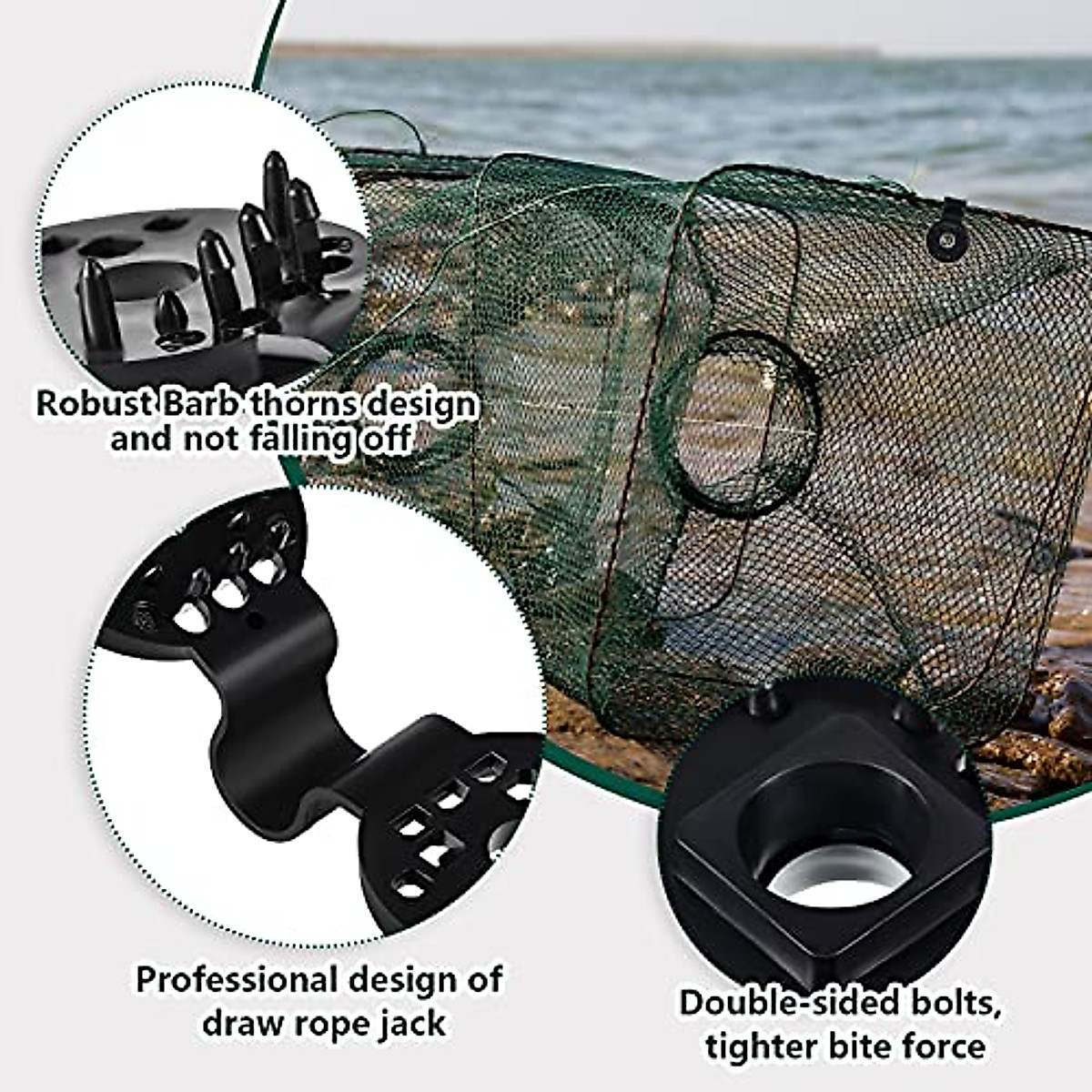 30 Pieces Round Shade Cloth Plastic Clips Sunshade Net Fixing Clip Shade Fabric Clips Attachment and Placement for Sun Shade Net Anti Bird Netting Garden Netting, Shade Netting Fabric Accessories