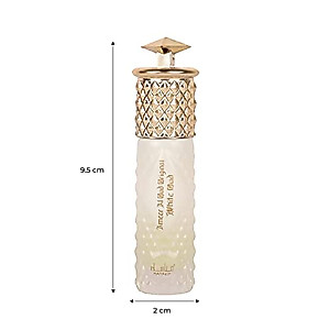 Manasik Ameer Al Oud Original White Oud ALCOHOL FREE Premium Attar, Fresh and Soothing Fragrance, Long Lasting Smell, Natural Roll on Itra Scent For Everyday, Ideal For Men & Women, 6ml