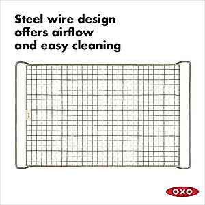 OXO Good Grips Non-Stick Pro Cooling Rack and Baking Rack,Metal