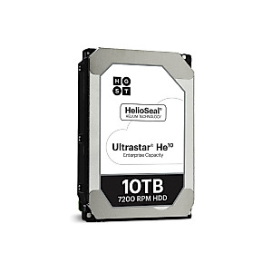 HGST Ultrastar He10 | HUH721010ALE600 | 0F27604 | 10TB SATA 6-Gbps 7.2K RPM 256MB 3.5" 512E ISE Hard Drive