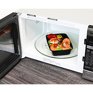 16 Pack - SimpleHouseware 2 Compartment Food Grade Meal Prep Storage Container Boxes (28 ounces)