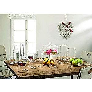 Luigi Bormioli Sublime 34 oz Carafe with Cork Stopper, 1 Piece, Clear