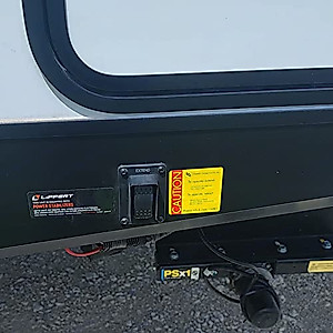 NOVINO Power Stabilizer Switch,Waterproof Electric Jack Switch for RV Camper Travel Trailer, Exact Replacement for Power Stabilizer Extend/Retract Switch with Wiring Harness