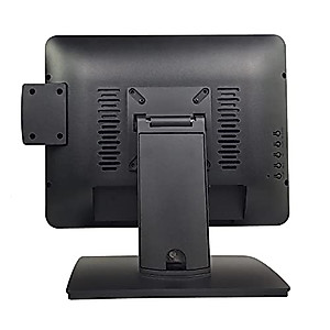 DeYoWo 15 Inch 4:3 Ratio 10 Point Projective Capacitive Touch Screen Monitor, Touch POS Monitor with MSR, Stable Base No Shaking, USB Free Driver