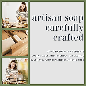 Salo Soap's Natural Womens Bar Soap Body Wash with Goat Milk Soap, Almond, Coconut Oil, Olive Oil, Shea Butter, for an all natural body wash, face soap for women and womens body soap bars.