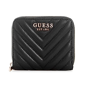 GUESS Keillah Small Zip Around Wallet, Black