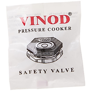 Vinod Pressure Cooker Safety Valve, Small, Aluminum Color