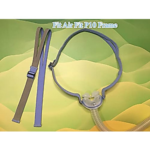 Advanced Upgraded Airfit P10 Headgear Strap,Compatible with P10/N30, Upgraded Fully Adjustable - Quick fit with Clip Connected - Stronger Elasticity Much Longer Strap – 3 Pack