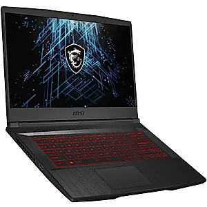 MSI 2022 GF65 15.6" FHD 144Hz Laptop Computer, 10th Gen Intel Core i5-10500H, 32GB RAM, 1TB PCIe SSD, Backlit Keyboard, NVIDIA GeForce RTX 3060 Graphics, Windows 10, Black, 32GB SnowBell USB Card