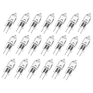10x G4 6V 10W/20W Halogen Light Bulbs 6 Volt 10/20 Watt Dimmable 2700K for Landscape/Desk Lamp (10, watts)