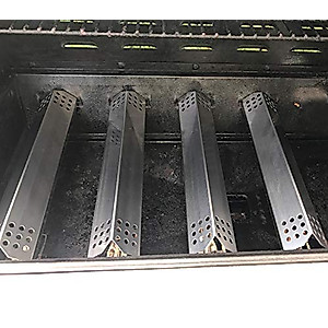 Hisencn Grill Replacement Part for Kitchen Aid 720-0745B, Nexgrill 720-0733, Jenn-Air 720-0709, 720-0336B, 720-0336C, Stainless Steel Heat Plate Tent Shield Plate Burner Cover