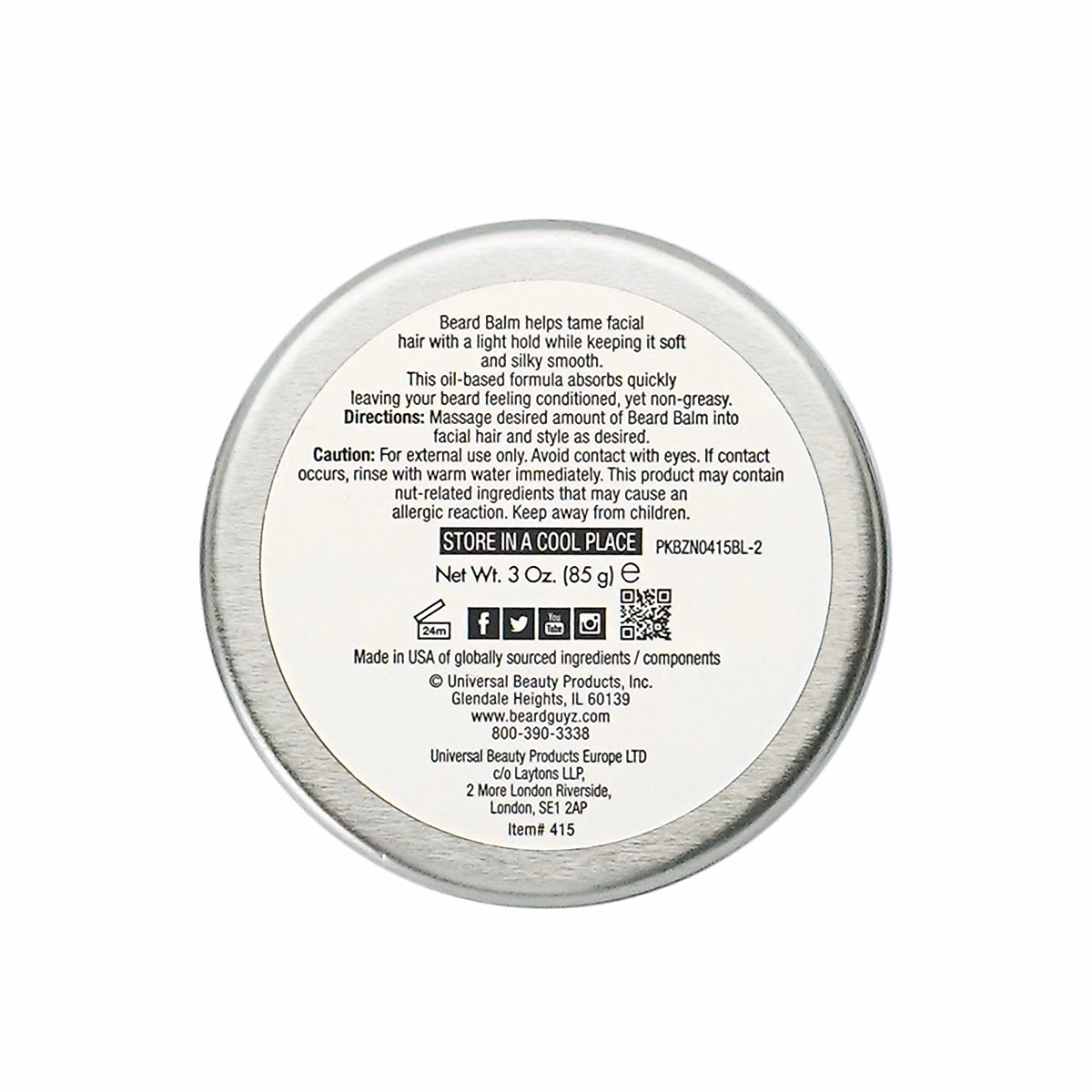 Beard Guyz Beard Balm - Style Your Beard (3oz)