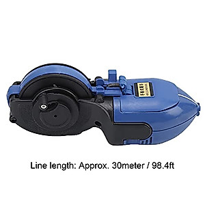Manual Chalk Reel Chalk Line 30 Meter Carpenter Ink Marker Scribes Woodworking Construction Tools for Chemical Fiber Ink Thread