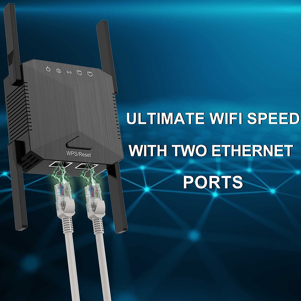 LBWLYW WiFi Range Extender WiFi Repeater 2023 Newest Release Simple Setup Wireless Signal Booster 1-Tap Setup, Supports Access Point, Alexa Compatible Home WiFi Range Extender