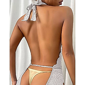 Lingerie Valentines Day for Women Black Women's Exotic Bodystockings Sexy Set Garter Blue Push up Harness Naughty Sex/Play Sets Chest Cute Sex lace Role Playing White Strappy 22