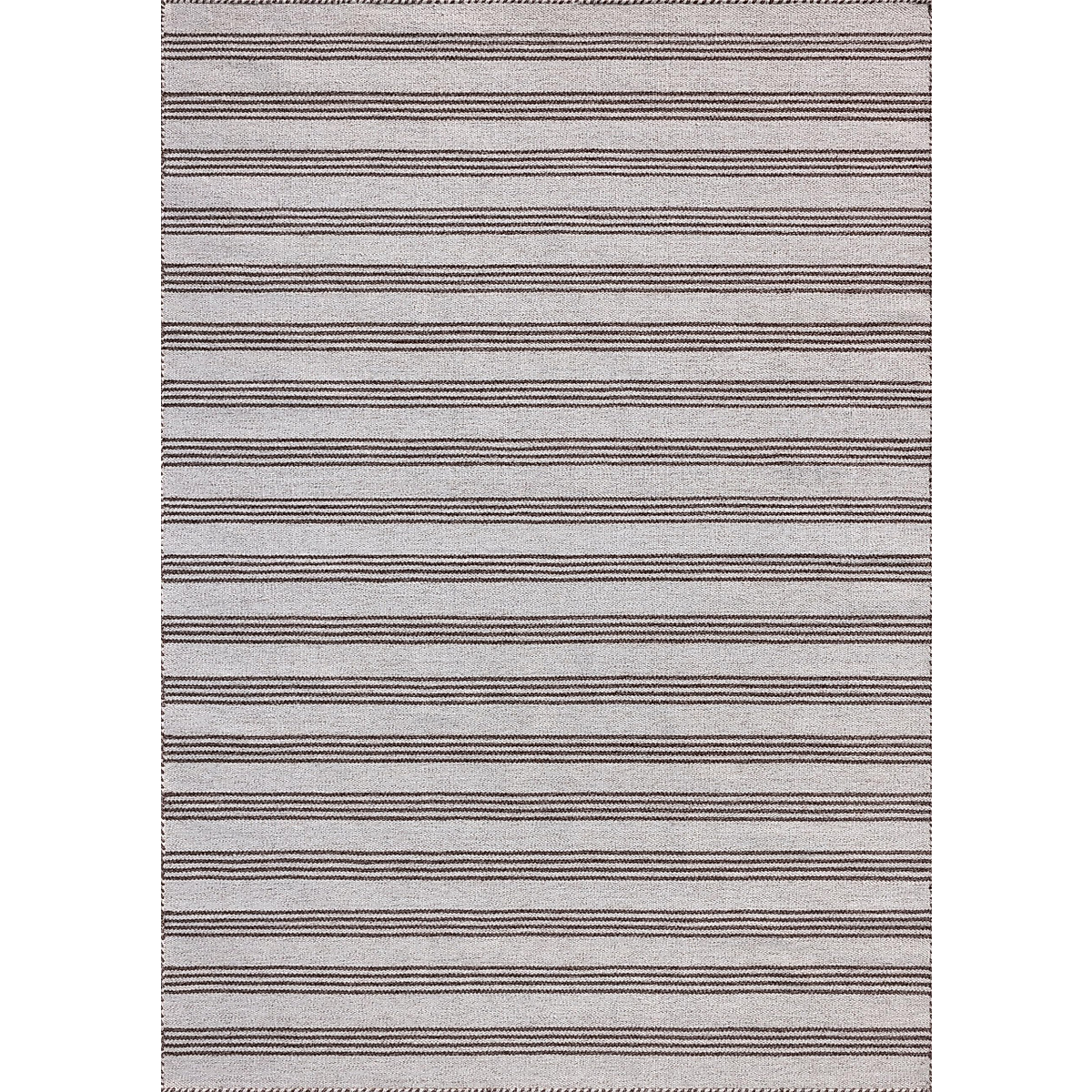 Loloi Magnolia Home by Joanna Gaines x Charlie Silver/Bark 5'-0" x 7'-6" Area Rug
