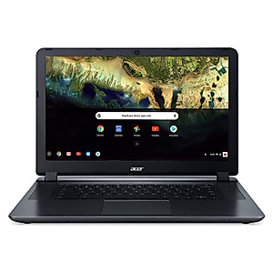 Acer Chromebook 15, Intel Atom X5-E8000 Quad-Core Processor, 15.6" HD, 4GB LPDDR3, 16GB eMMC, CB3-532-108H (Renewed)