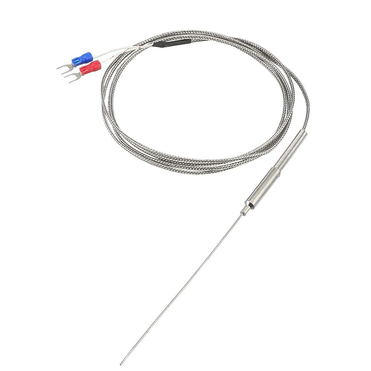 uxcell K Type Thermocouple Temperature Sensor Probe 1x100mm(0 to 800C) 5ft Temperature Controller