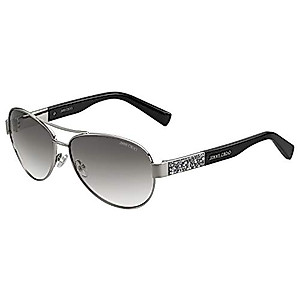 Jimmy Choo Women's Baba/S Palladium/Grey Mirror Silver