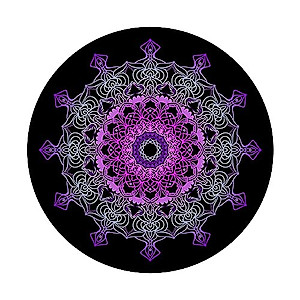 Purple Mandala PopSockets Standard PopGrip