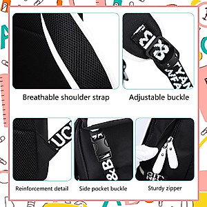 Lmeison Backpack for Girls Kids Schoolbag Children Bookbag Women Casual Daypack Teenage Girls' Backpack Middle School Students Bookbag Outdoor Daypack with USB Charge Port, Pink