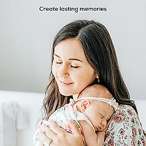 First Landings Newborn Swaddle Set - Matching Headband and Baby Blanket (Set of 2 Each) 36" x 36" Receiving Baby Blanket Boy and Girl - for Newborn Photography, Nursing Covers, Burp Cloths (Rose)