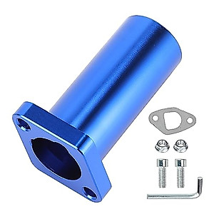 YOXUFA Intake Pipe Inlet Manifold for pwk 24 Carburetor Coleman CT200U BT200X KT196 Baja Warrior Mb200 Predator 212cc 224 196cc 200cc 6.5hp Engine Gx160 Hammhead 80T Mini Bike Go Kart Performance Part