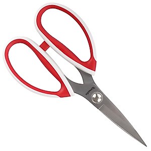 JubileeYarn Workhorse Bertha All Purpose Heavy Duty Scissors - Red & White - 1 Pair
