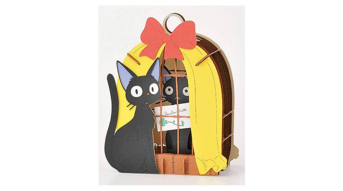 Studio Ghibli Jiji Paper Theater - Official Kiki's Delivery Service Decor
