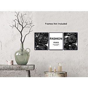 Glam Quote Set - Elegant Classy Contemporary Wall Art Decor print - Chic Luxury Couture Fashion Design Home Decor for Bedroom, Living room, Bathroom, Office - Gift for Woman, Fashionista