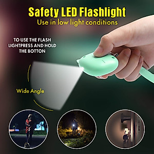 Safe Sound Personal Alarm,3 Pack130 dB Loud Siren Song Emergency Self-Defense Security Alarm Keychain with LED Light, Personal Sound Safety Siren for Women, Men, Children, Elderly (Black/Purple/Green)