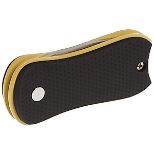 Team Golf NFL Pittsburgh Steelers Retractable Divot Tool with Double-Sided Magnetic Ball Marker, Features Patented Single Prong Design, Causes Less Damage to Greens