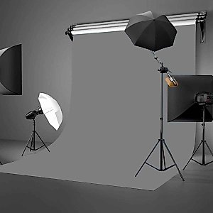 LYLYCTY 5x7ft Photography Studio Non-Woven Backdrop Gray Backdrop Solid Color Backdrop Simple Background LY076