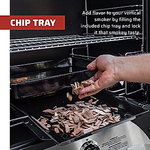 Camp Chef Smoke Vault - Vertical, Propane Meat Smoker for Outdoor Cooking of Meat, Pies & More - 150°F to 350°F Range - 24"