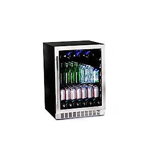Azure A224BEV-S 24" Undercounter Beverage Center with 5.6 cu ft Capacity