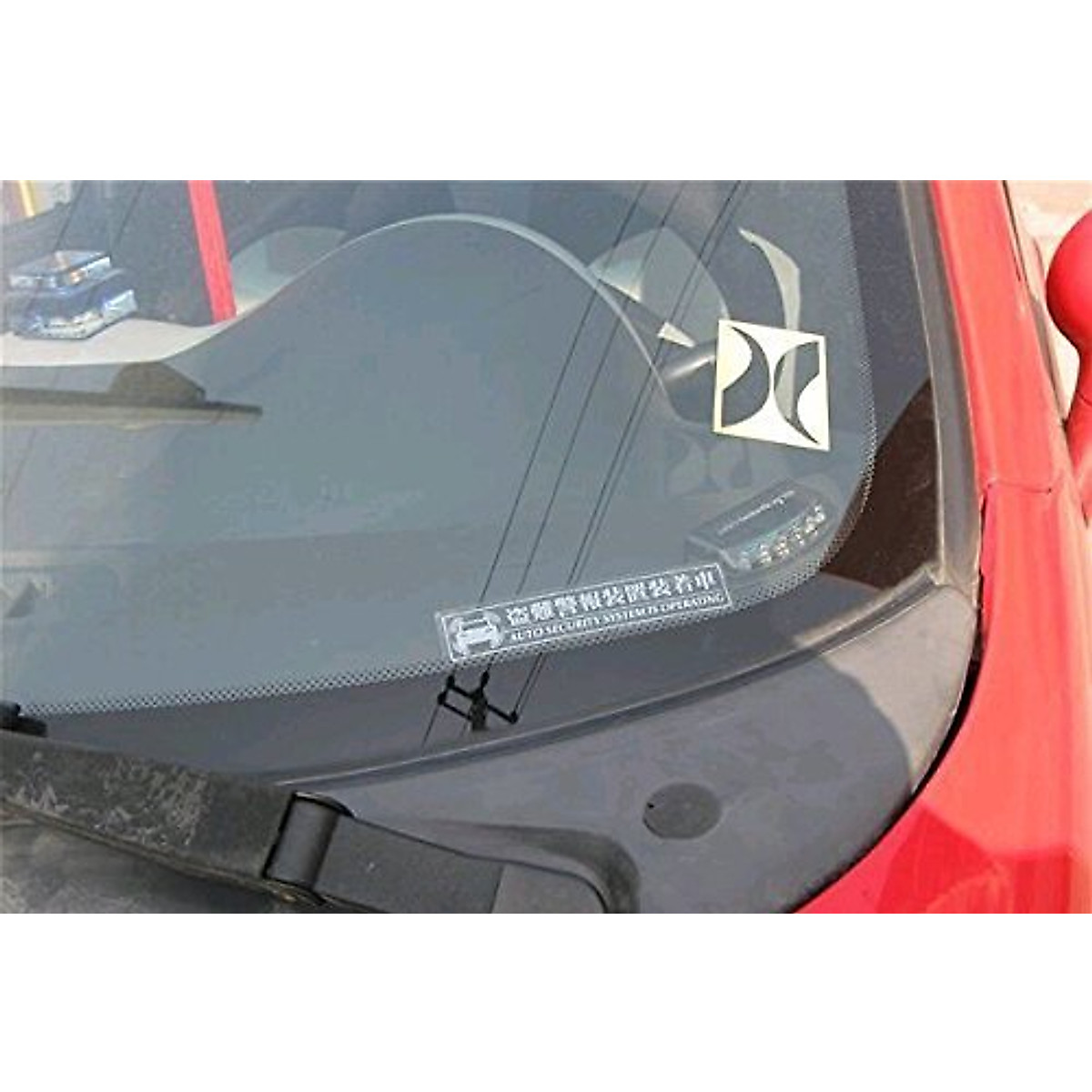 Sunnytech® 1pc Solar Car Burglar Alarm 6LED Flashing Anti-Theft Warning Light GSPX D141 (Blue)