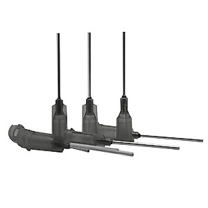 Shintop Dispensing Needle, 1 Inch 16G Blunt Tip Syringe Needles with Luer Lock for Refilling Liquid, Inks and Syringes (Pack of 100)