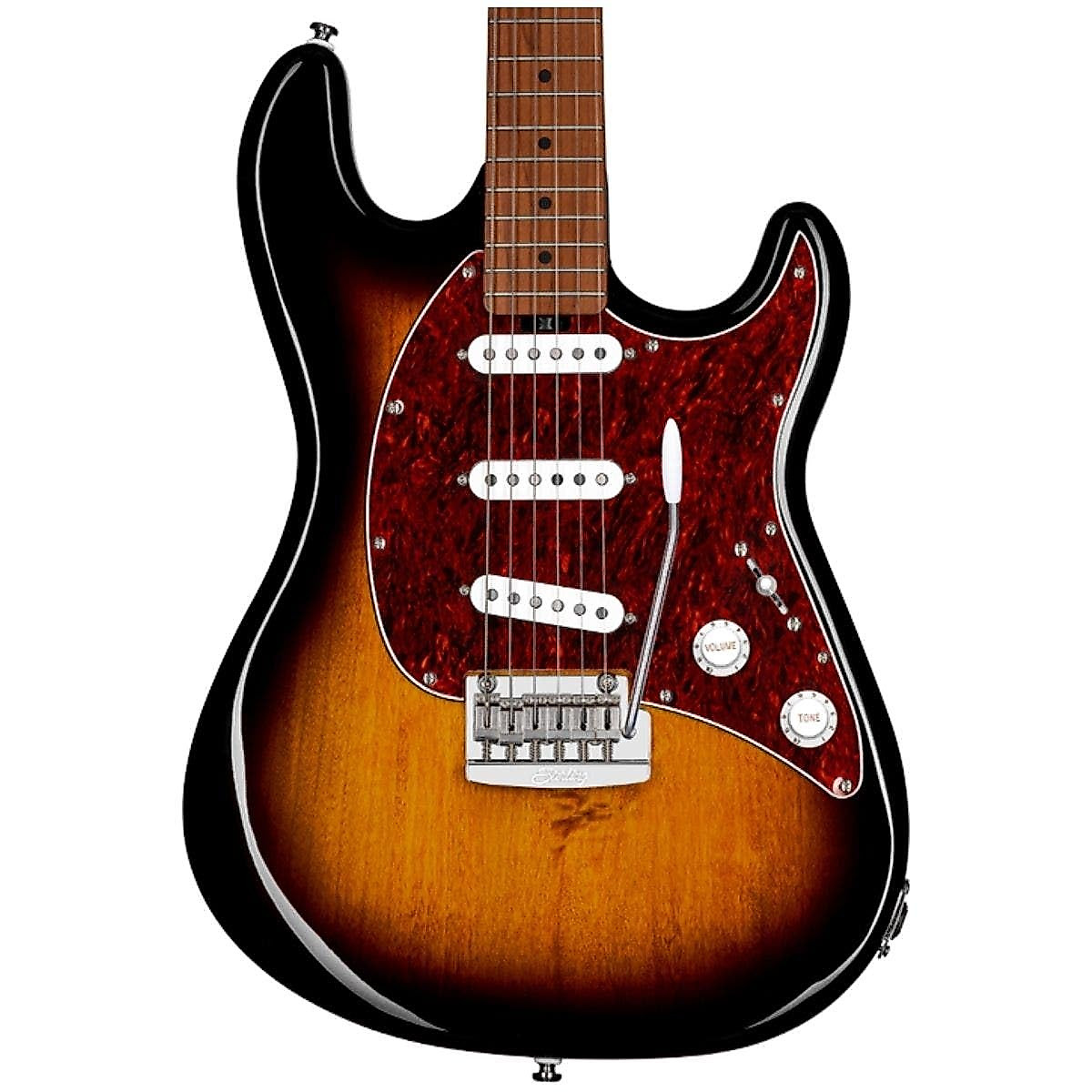 Sterling by Music Man 6 String Solid-Body Electric Guitar, Right, Vintage Sunburst (CT50SSS-VSB-M2)