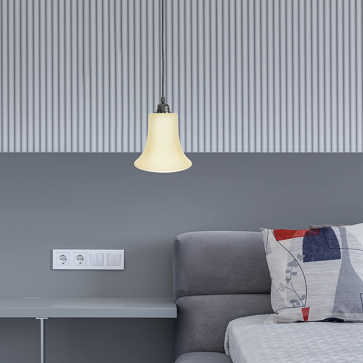 Uonlytech Chic and Stylish Lampshade Frosted Glass Fit for Table Ceiling Floor Lamps