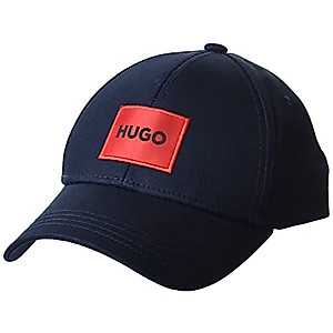 HUGO Woven Patch Baseball Cap Navy Blue