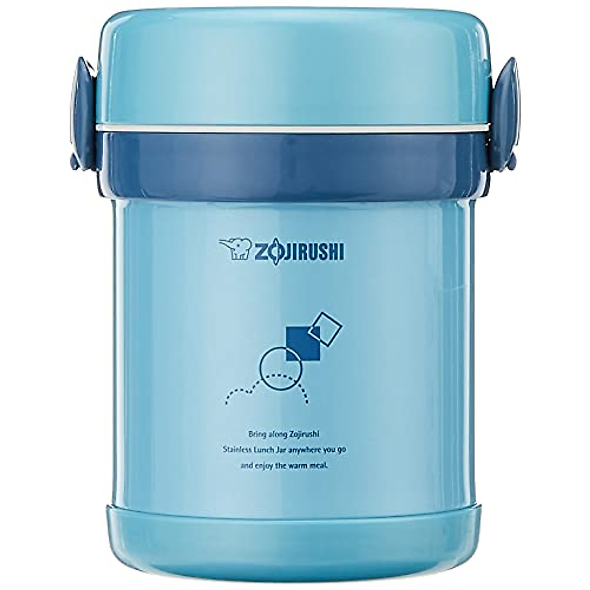 Zojirushi Ms. Bento Stainless Lunch Jar, One size, Aqua Blue