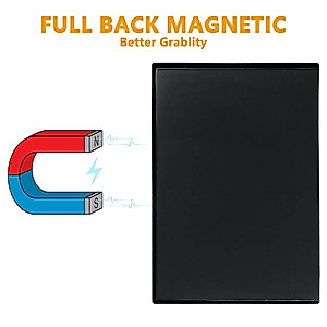 Mingting Magnetic Picture Frames 15 Packs-Fridge Magnetic Photo Frames-Holds 4 x 6 Inches Photos,Black