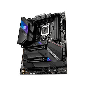 ROG Strix Z590-E Gaming WiFi 6E LGA 1200(Intel 11th/10th Gen) ATX Motherboard (PCIe 4.0, 14+2 Power Stages, DDR4 5333+, Dual Intel 2.5 Gb LAN,Thunderbolt 4, 4xM.2/NVMe SSD and Aura RGB) (Renewed)