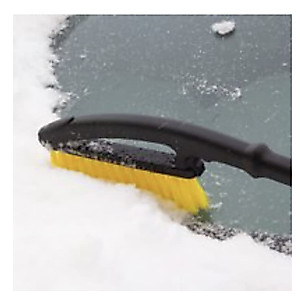 Rain-X 26" Ergo Snow Brush with Ice Scraper Tool, Black & Yellow, 1PK,