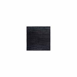 SAFAVIEH Adirondack Collection Area Rug - 4' Square, Black & Grey, Modern Design, Non-Shedding & Easy Care, Ideal for High Traffic Areas in Living Room, Bedroom (ADR284F)