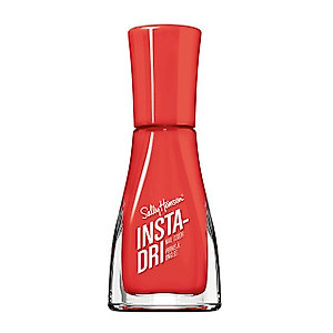 Sally Hansen Insta-Dri®, Hail Cherry and Black and Top Coat, Quick Dry, Long Lasting, Streak-Free Shine, Nail Polish Variety Pack