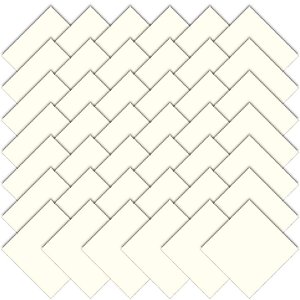 Moda Bella Solids Porcelain 9900-182 Charm Pack 42 5" (12.7cm) Quilt Squares