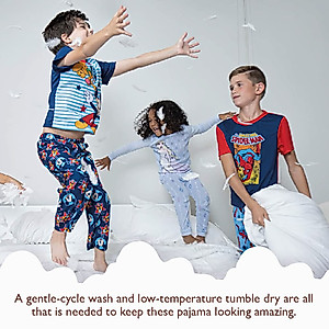 Disney Girls' Minnie Mouse 2-Piece Snug-Fit Cotton Pajamas Set, MERMAID MINNIE, 18M