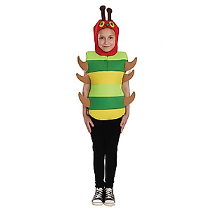 fun shack Kids Caterpillar Costume Kids, Caterpillar Halloween Costume, Insect Costume Kids, Book Character Costumes for Kids, X-Large